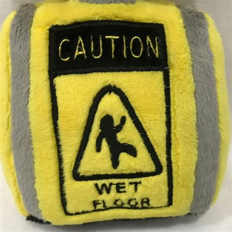 Wet Floor Bot Sign Plush Fnaf Plush Security Breach Gamer Etsy