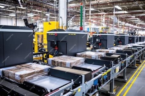 Premium Ai Image Printer Assembly Line With No Workers Present