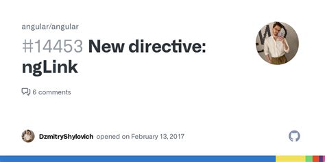 New Directive Nglink · Issue 14453 · Angularangular · Github