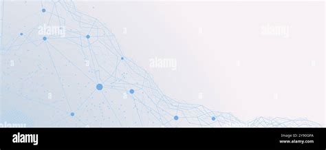 Neural Network Concept Connected Cells With Links High Technology Process Abstract Futuristic