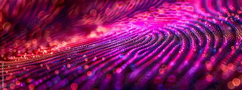 Abstract Futuristic Wave Design Glowing Digital Art Science And Technology Concept Background