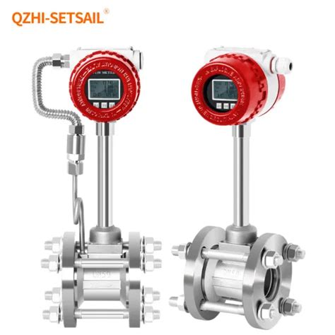 Temperature Compensation Smart Calculation Steam Flowmeter Vortex Steam Flow Meter Gas Flow