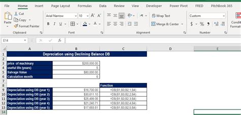 Kiarash Oveisiarian On Linkedin Depreciation Excel Decliningbalance Cost Asset Usefullife