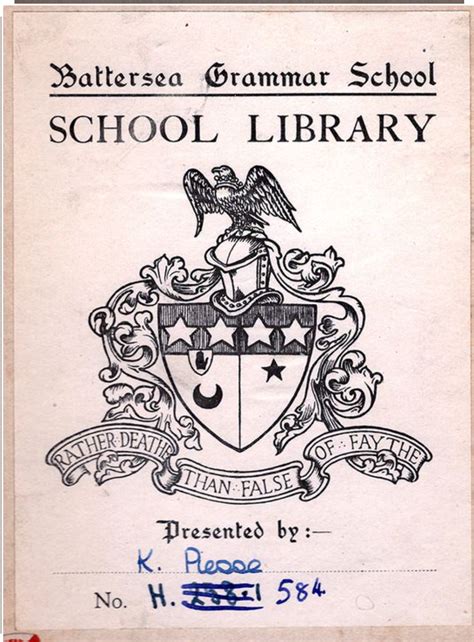 Bgs Memorabilia Battersea Grammar School