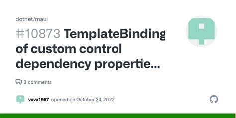 Templatebinding Of Custom Control Dependency Properties Does Not Get
