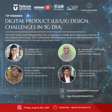Tip Community Lab 8th Webinar On Digital Product Uiux Design Challenges In 5g Era Telecom