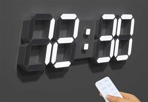 Digital Wall Clock Battery Operated Best Buy Price Arad Branding
