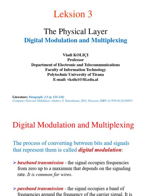Digital Modulation And Multiplexing Ppt 3 Pdf