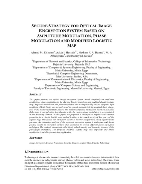 Pdf Secure Strategy For Optical Image Encryption System Based On