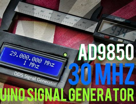 12 30mhz Signal Generator Using Arduino Electronics