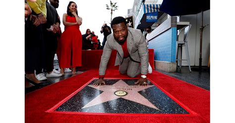 Рапърът Фифти сент вече има звезда на Алеята на славата в Холивуд Снимки