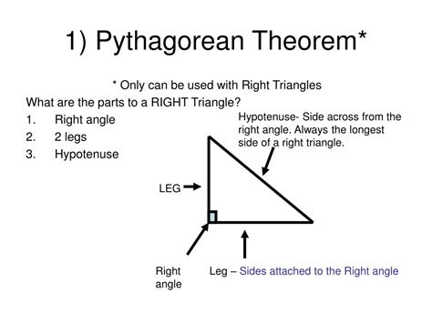 Pythagorean Theorem And Distance