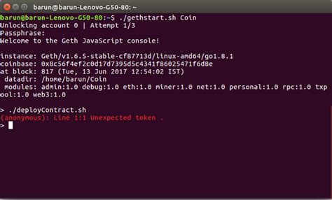 Solved Running A Shell Script In After A Contract Is Deployed In A Private Blockchain Network