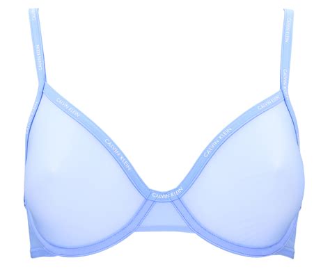 Calvin Klein Womens Sheer Marquisette Unlined Demi Bra Pinnacle Au