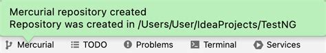 set up a local mercurial repository aqua documentation