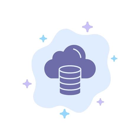 Cloud Computing Money Dollar Blue Icon On Abstract Cloud Background
