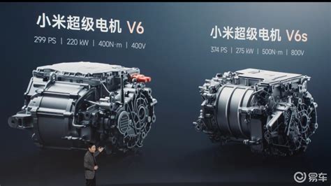 小米su7小米汽车此次公布的三款电机 易车