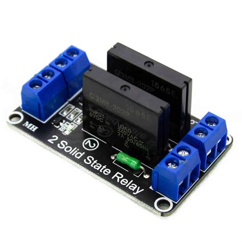 Przekaźnik Msalamon Moduł Przekaźników Ssr 2 Kanały 5v High Do Arduino Sklep Opinie Cena W