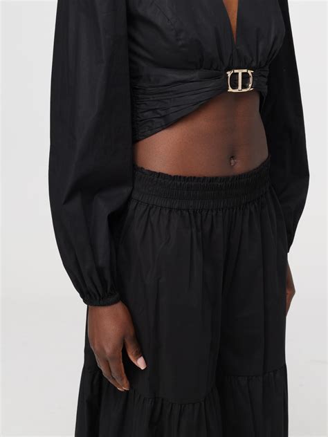 Twinset Outlet Top Woman Black Twinset Top 241tt2024 Online At Gigliocom