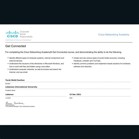 Tarek Semhan On Linkedin Cisco Networking Academy Get Connected