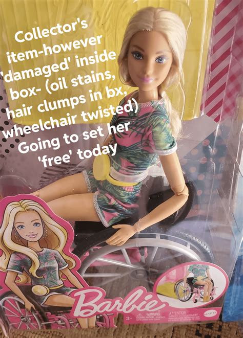 Wheelchair Barbie From 19 21 Thinking Of Setting Her Free Later