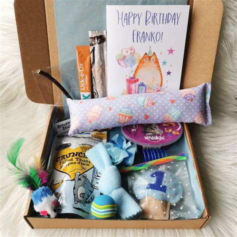 Personalised Cat Birthday T Box Gotcha Day Presents Pet Etsy