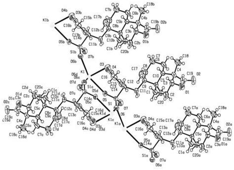 Single Crystal Of 14 Dehydroxyl 13 Dehydroandrographolide 12 Potassium Sulfonate And Preparation