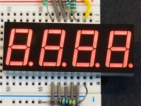 Display 7 Segmentos 4 Digitos 056 Rojo Arduino Catodo Comun En Venta