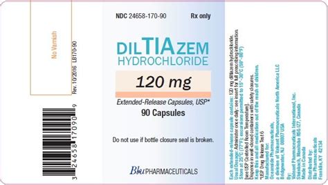 Diltiazem Fda Prescribing Information Side Effects And Uses