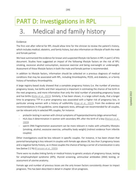 ESHRE RPL Guideline Update Final Version January V Pdf Pregnancy Reproductive