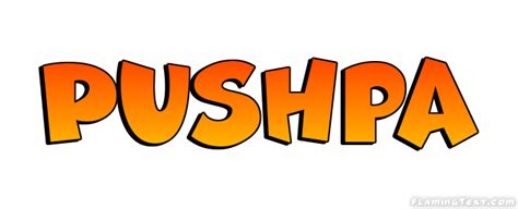 Pushpa Logo Outil De Conception De Nom Gratuit à Partir De Texte
