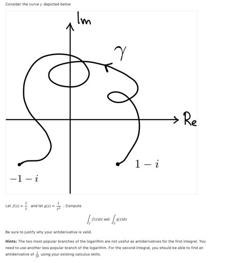 Solved Let f z z and let g z z Compute γf z dz and Chegg com