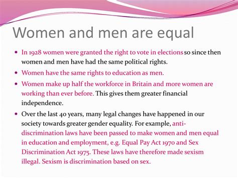 What Inequalities Do People Face As A Result Of Their Gender Ppt Download