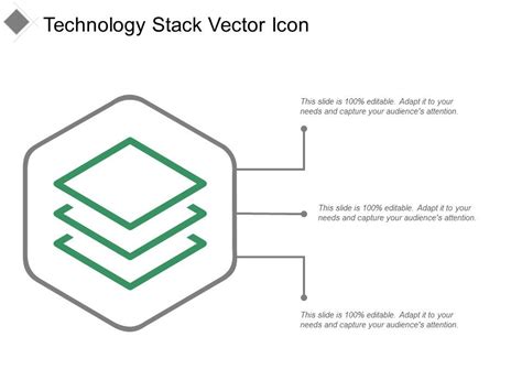technology stack vector icon ppt powerpoint presentation pictures model