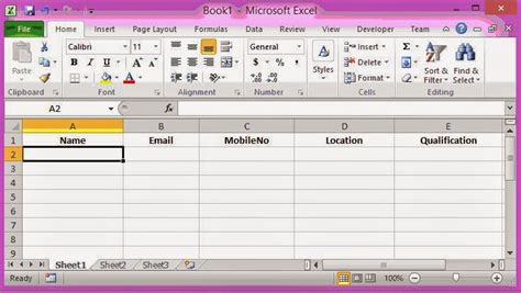 Learning Walkthrough Insert Data Into Excel Using Aspnet