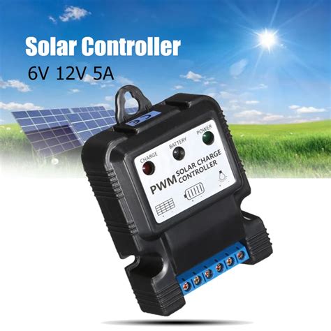V V A Auto Solar Panel Charge Controller Battery Charger Regulator Auto Work PWM SOLAR