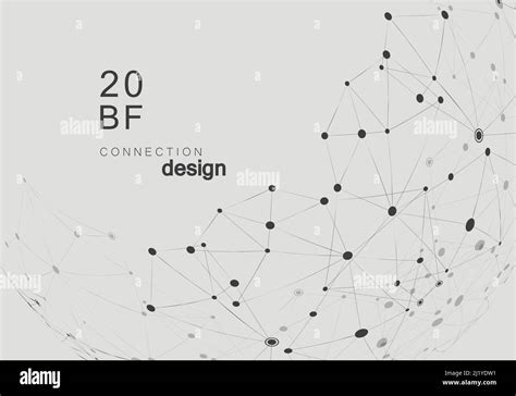 Abstract Polygonal Geometric Shape With Connection Structure Style Stock Vector Image And Art Alamy