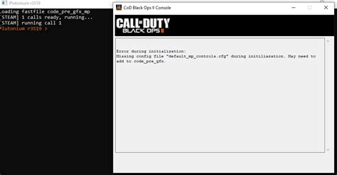 Missing Config File And No T6mp File Plutonium