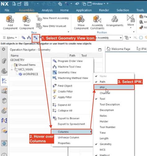 How To Set Up Ipw In Nx Cam Nx Cam Tutorial Swoosh Technologies