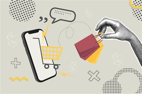 트렌디한 하프톤 비즈니스 컨셉 콜라주 복고풍 스타일의 벡터 일러스트 레이 션 판매 판매 판매 증가 금융 이익 글로벌 전략 웹 배너 소셜 미디어 배너 마케팅 자료에 대한