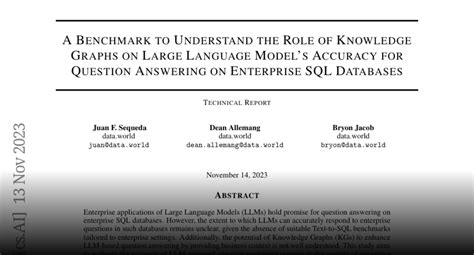 Paper Page A Benchmark To Understand The Role Of Knowledge Graphs On Large Language Models