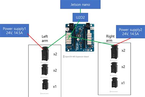 Dynamixel With 2 Arm Robotpower Connection Problem Community Robotis