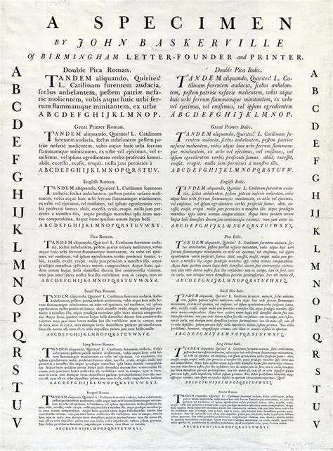 John Baskerville 1762