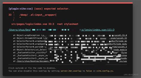 Sass 中使用deep报错 Sasserror Expected Selector（vue3）一 问题发现： 掘金