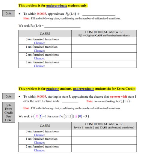Consider A Continuous Time Markov Chain With The