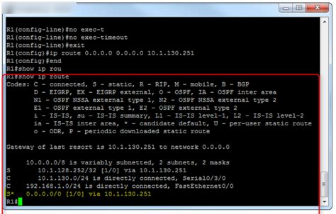 Configuring Default Routes Cisco Routers Networking Spiceworks Community