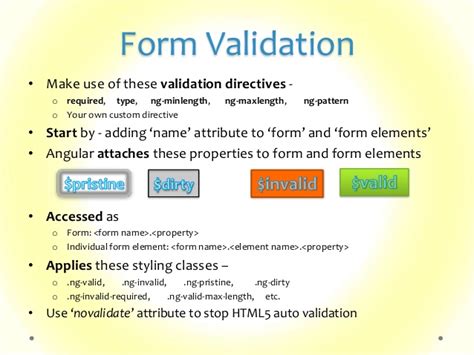 Introduction To The Angularjs Forms Validation