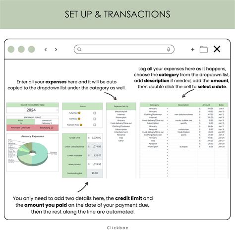 Credit Card Expense Tracker Credit Card Tracker Expense Tracker Google Sheets Template Google