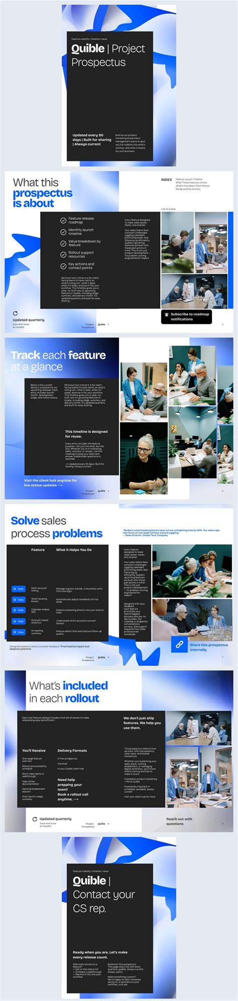 Free Digital Project Prospectus Template Flipsnack