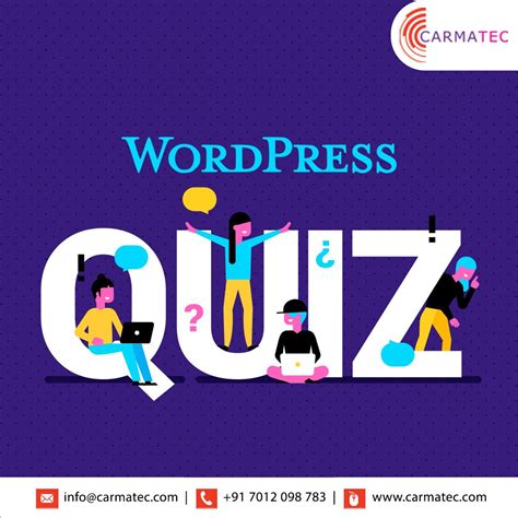 Carmatec On Linkedin Wordpressquiz Carmatec Quiztime Wordpress Techquiz Webdevelopment
